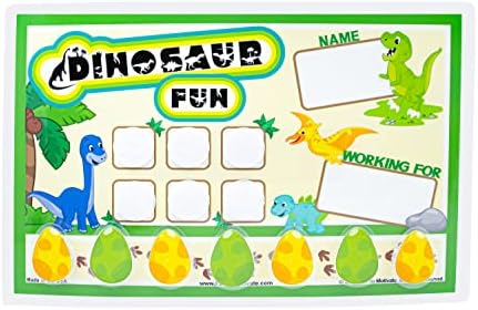 Amazon.com: Fun to Motivate - Reusable Dinosaur Themed Magnetic Token ...
