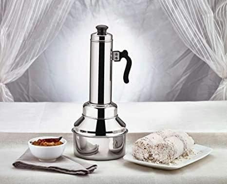 Puttu Maker Stainless Steel Puttu Kudam/Chirattaa Puttu Maker with ...