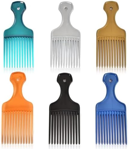 Amazon.com : 1pc Random Color Salon-Style Hair Pick and Barber Comb ...