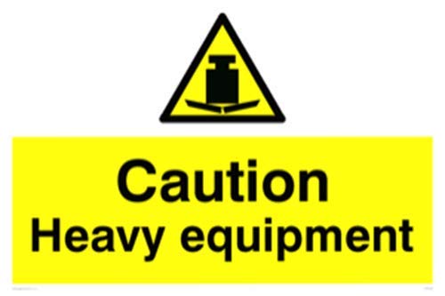 Caution Heavy Equipment : Amazon.co.uk: DIY & Tools