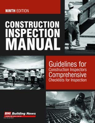 Construction Inspection Manual 9th Ed: William D. Mahoney ...