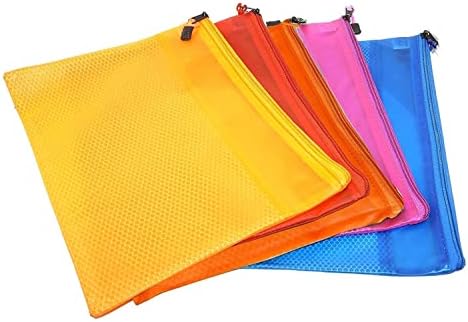 Transparent Folder Zipper Envelope -for A4/ Size Paper and Documents ...