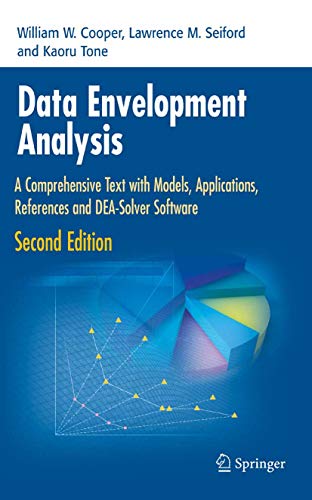 Amazon | Data Envelopment Analysis: A Comprehensive Text with Models ...