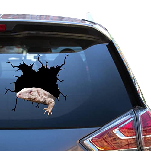 Tegu Lizard Sticker Tegu Car Decal Meme Weatherproof Cars - Want It All