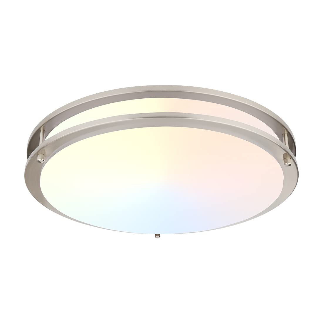 DAKASON LED Flush Mount Ceiling Light Fixture 16In 30W 2400lm, On/Off ...