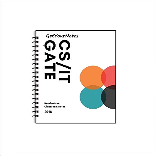 Buy GetYourNotes CS/IT-GATE handwritten Notes Book Online at Low Prices ...