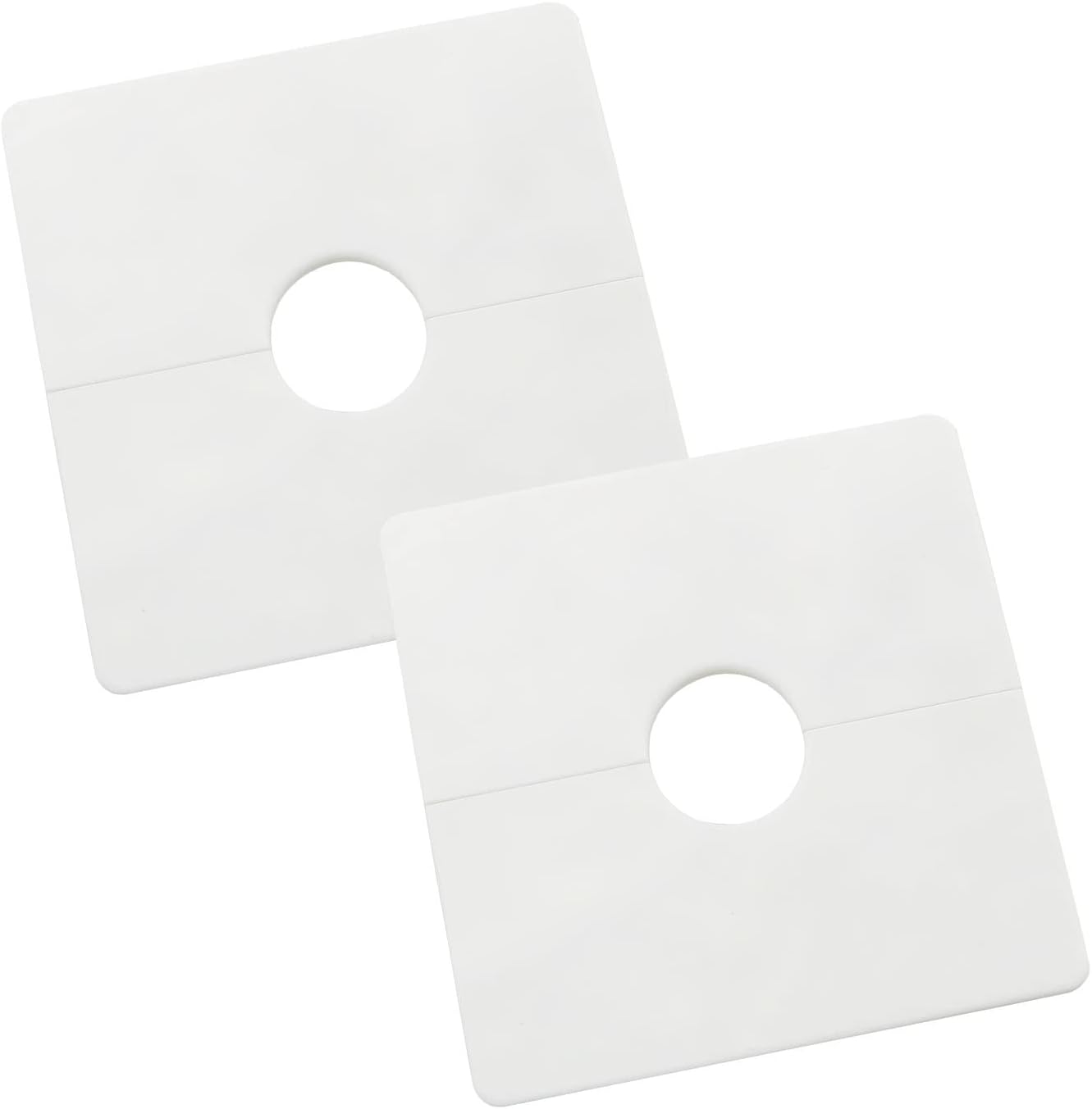 HSCGIN 2pcs ABS Plastics Square Shaped Escutcheon Plates with 22mm ...