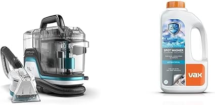 Vax SpotWash Home Pet-Design Spot Cleaner + Vax SpotWash Antibacterial ...