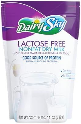 Amazon.com : DairySky Lactose Free Milk Powder 16oz - Skim Powdered ...