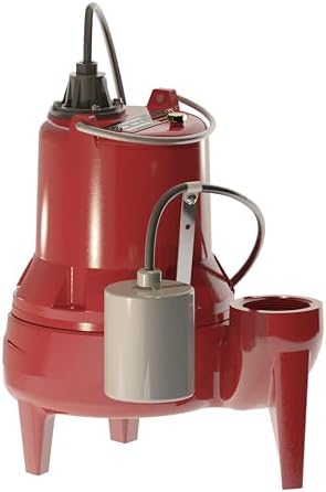 Liberty Pumps LE51A-2 Automatic Submersible Sewage Pump w/Wide-Angle ...