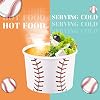 Amazon.com: 200 Pieces Baseball Party Snack Bowl Ice Cream Bowls 9 oz ...