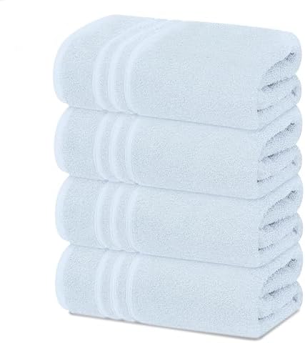 Amazon.com: Tens Towels 4 Piece Bath Towels Set, 100% Cotton, 27 inches ...