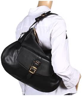 Amazon.com: LAUREN by Ralph Lauren Rafferty Smooth Hobo Black ...