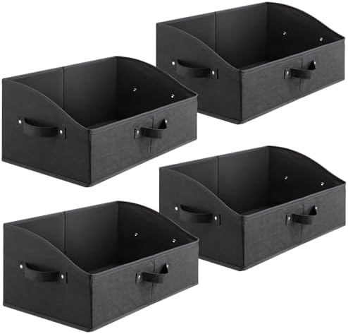 Amazon.com: Internet’s Best Open Cloth Storage Bin - Closet Shelf ...