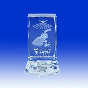 Amazon.com: Baptism & Christening Favor Ideas 3D Baby Angel Crystal ...