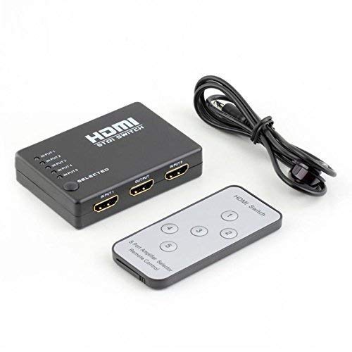 Amazon.in: Buy Hanutech HDMI Switch Box 5 Input 1 Output Adapter with ...