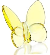 Amazon.com: kanpura Pink Crystal Butterfly Figurine,Flying Butterfly ...