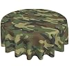 Amazon.com: Sweetshow Military Camouflage Tablecloth Round 60 Inches ...