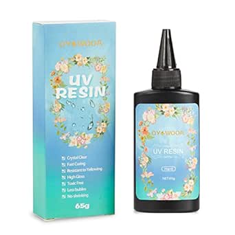 UV Resin Transparent Crystal Clear Hard Type Glue Ultraviolet Curing Epoxy Resin for DIY Jewelry ...