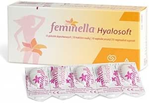 FEMINELLA Hyalosoft x10 Vaginal Probiotic Pessaries Vaginal Mucosae ...
