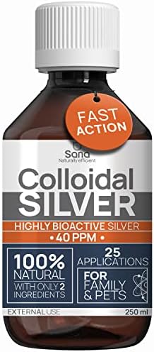 Amazon.com: Colloidal Silver Liquid 32 fl oz 30 PPM - Bioactive ...
