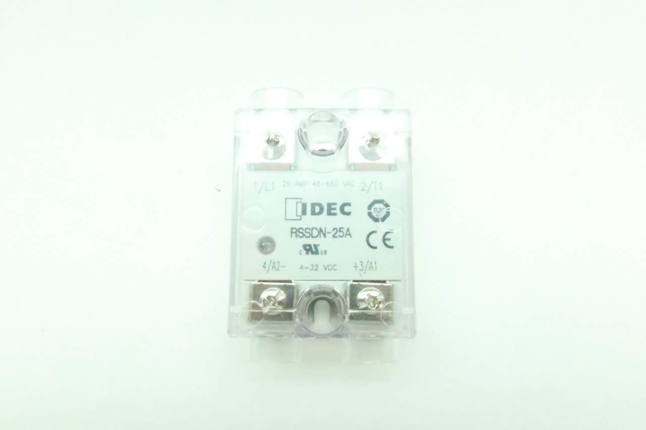 IDEC RSSDN-25A Solid State Relay 48-660V-AC 25A 4-32V-DC D632167 ...