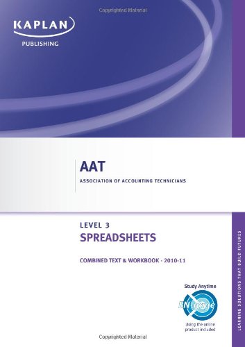 Spreadsheets - Combined Text and Workbook: AAT Level 3: Amazon.co.uk ...