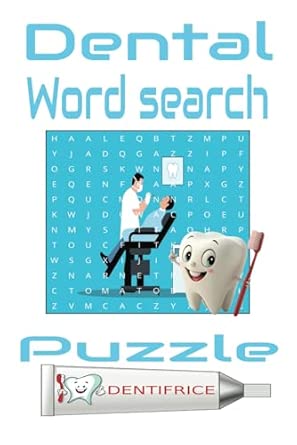 Dentist Word Search Puzzle: Word Searches with Easy to Read Print about ...