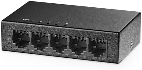D-Link 5-Port Fast Ethernet Unmanaged Desktop Switch, Plug and play ...