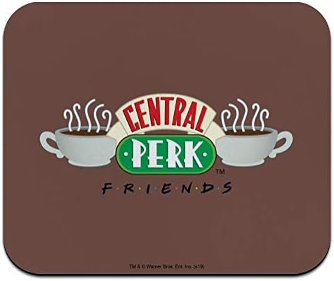 Amazon.com: Friends Logo White Low Profile Thin Rubber Mouse Pad ...
