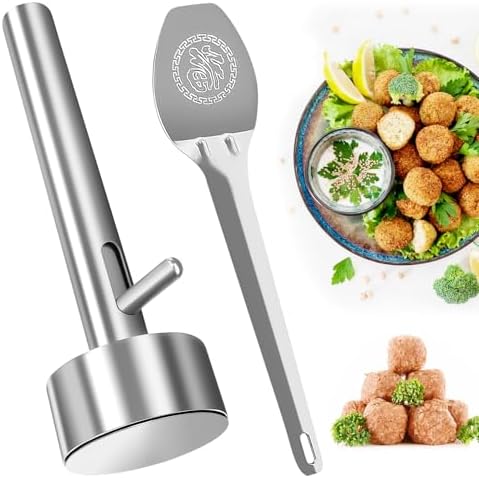Amazon.com: Falafel Maker Press Scoop Stainless Steel Premium Quality ...