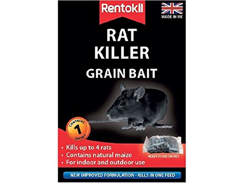 Rentokil Rat Killer Grain Bait Pack of 1 Sachet : Amazon.co.uk: Garden