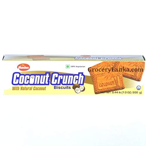 Amazon.com: Coconut Crunch Biscuits with Natural Coconut 100% ...