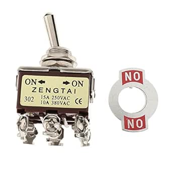 Toggle Switch, 2 Position 9, AC 250V 15A/ 380V,10A : Amazon.in: Home ...