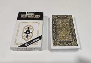 Normal Playing Cards Supreme Bridge Size Deck - Black and Gold : Amazon ...