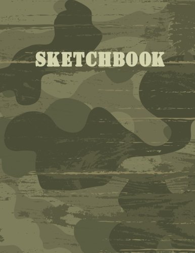 Amazon.com: Sketchbook: Military Camouflage, 140 Page Blank Drawing ...