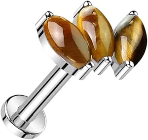 Amazon.com: Pierced Owl 16GA ASTM F-136 Implant Grade Titanium Internally Threaded Triple ...