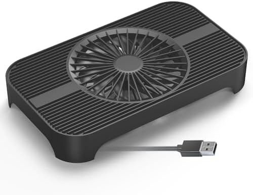 Amazon.com: Qirssyn USB Computer Fan Quiet, 5V Powered Fan with Speed ...