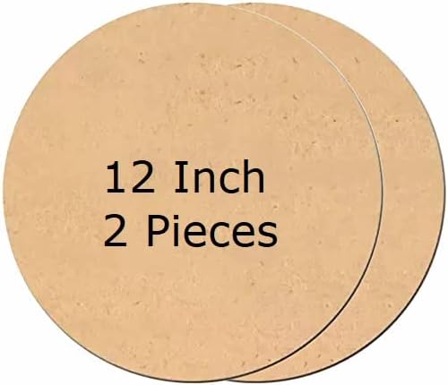 SureBiz 12 Inch Round 5 mm Thickness -MDF Wood Circle Boards - for Art ...
