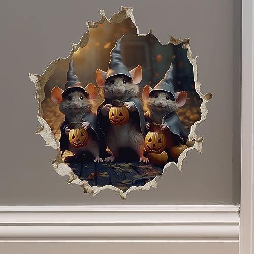 Amazon.com: Baker Mouse in Mouse Hole Decal - Mouse Hole 3D Wall ...