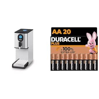 Lincat EB3FX Water Boiler, Silver & Duracell Plus AA Batteries (20 Pack ...