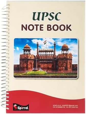 upsc notebook for practise 400 page (pack 1) : Amazon.in: Office Products