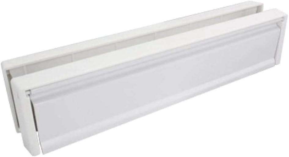10" UPVC Door Letterbox, Letterplate - White Letter Box - Panel (20mm ...