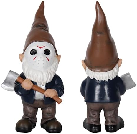 Amazon.com: TOMPPY Horror Movie Garden Gnomes Figurines Horror Garden ...