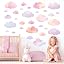 DECOWALL Pastel Rainbow Clouds Wall Stickers (DS4-8094) | Watercolour ...