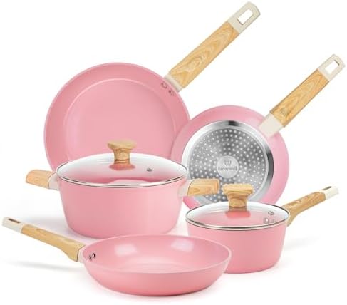 Amazon.com: NutriChef Metallic Nonstick Ceramic Cooking Kitchen ...