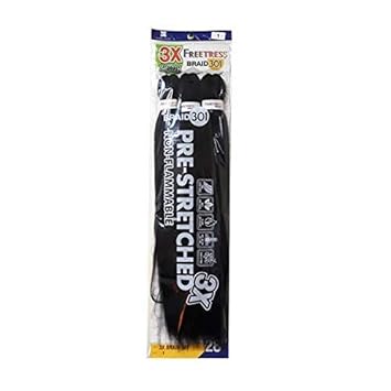 Amazon.com : Freetress Braids Synthetic Braid - 3X Pre-Stretched Braid ...