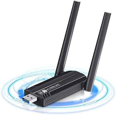 Amazon.co.jp: [1300 Mbps] WiFi Wireless LAN Device USB 3.0 Wifi Adapter ...
