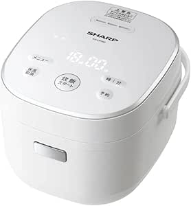 Amazon | シャープ SHARP ジャー炊飯器 3合炊き ホワイト系 KS-CF05D(W) | シャープ(SHARP) | 炊飯器 通販