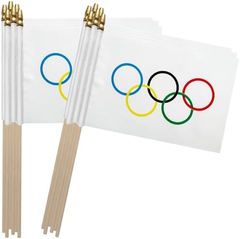 Amazon.com : WEITBF 20Pack Small Olympic Games Flag Decorations ...
